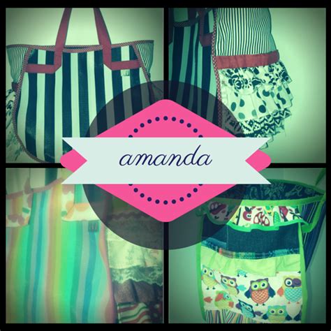 Modelo Amanda Tote Bags In Pink Green And Blue