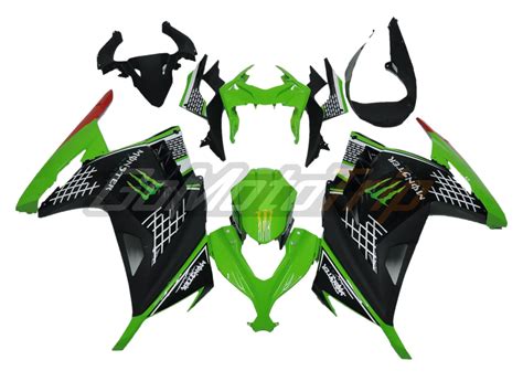 Best Ninja 300 Monster Energy Fairing Gomototrip