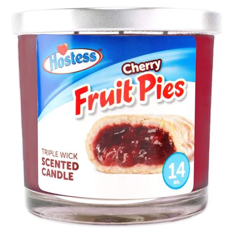 Hostess 14oz Candle Cherry Fruit Pies