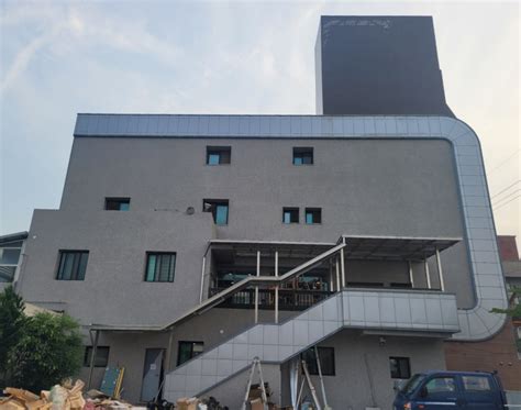 옥상 구조물 가리개용 타공판 성원하이텍주 제품안내 건축 외장재 자료실