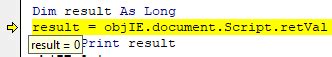 Javascript Object Doesn T Support This Property Or Method Error In VBA When Using IE