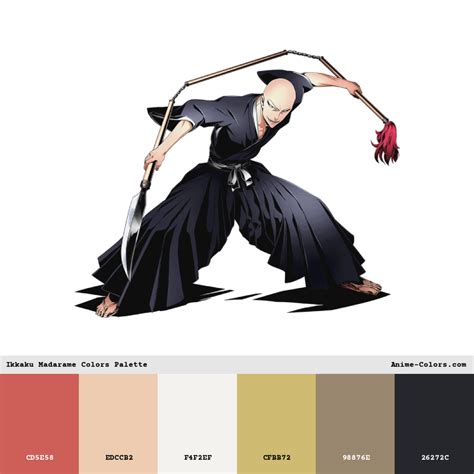 Ikkaku Madarame Bleach Series Anime Colors