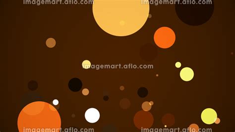 カラフルな背景に円が湧き出るのイラスト素材 203215810 イメージマート