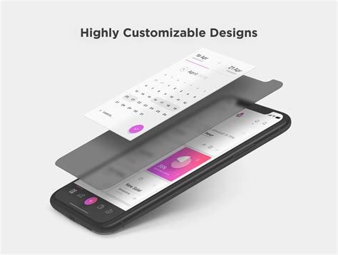 Violett SaaS Dashboard App UI Kit On Yellow Images Creative Store