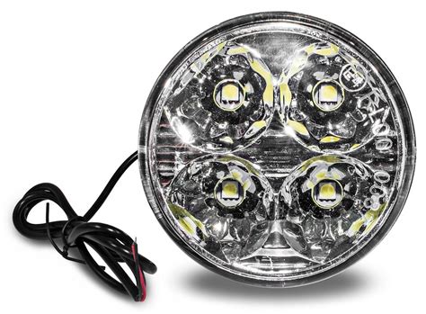 LAMPY ŚWIATŁA DO JAZDY DZIENNEJ OKRĄGŁE LED ERLI pl