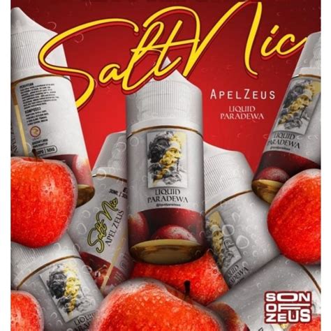 Jual Liquid Paradewa Apple Zeus Salt Nic 30ml Berpita Cukai Liquid Vape