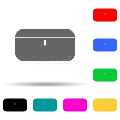 Pc Case Multi Color Style Icon Simple Thin Line Outline Vector Of Computer Parts Icons For Ui