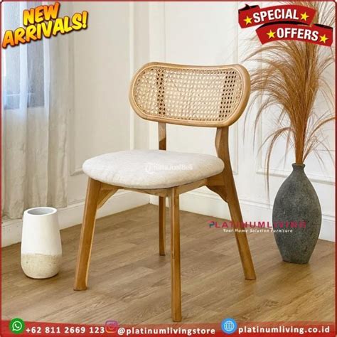 Kursi Cafe Kayu Jati Mix Rotan Minimalis Warna Cat Di Jakarta Selatan
