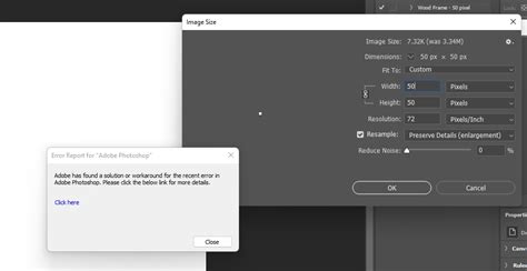 Adobe Photoshop Crashing When Using Image Size Adobe Community