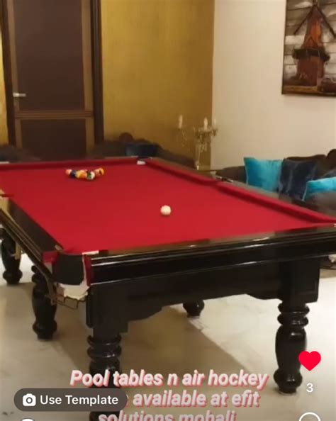 Pool Table Billiard Tables With All Accessories at 55000 बमपर पल टबल in Mohali ID