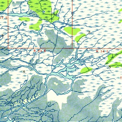 Miami Fl 1958 250000 Scale Map By United States Geological Survey