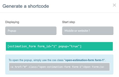Estimation Payment Forms Themeco Docs