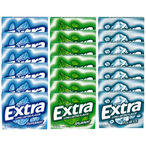 Extra Mint Sugar Free Chewing Gum Bulk Variety Pack