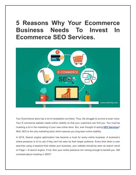 Ppt 5 Reasons Why Your Ecommerce Business Needs To Invest In