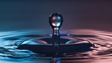 Wallpaper Water Nature Reflection Blue Glass Drop Computer