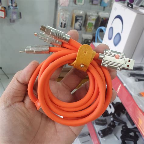 Cáp sạc nhanh đầu silicon Phụ Kiện Cần Thơ