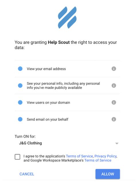Google Workspace Integration For Google Single Sign On SSO Help Scout Support