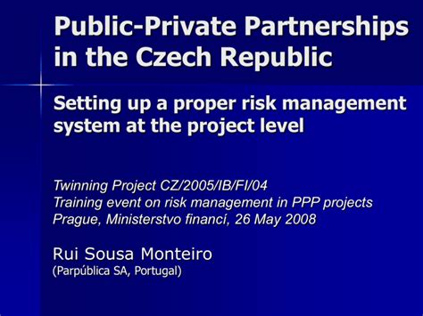 The Importance Of Risk Management In Ppp Projects