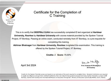 Deepraj Ojha On Linkedin Today I M Completed Spoken Tutorial Project