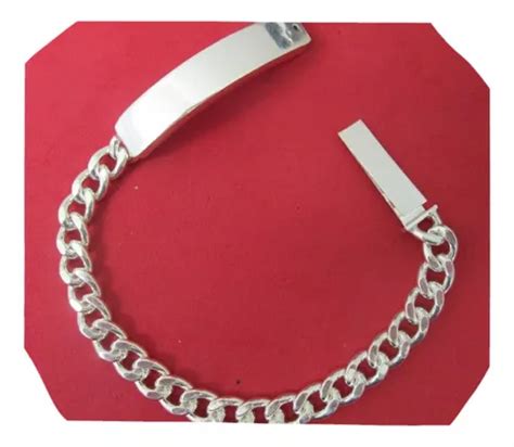 Esclava Barbada Plata Fina 925 Caballero Broche Militar