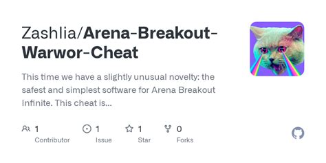 Github Zashlia Arena Breakout Warwor Cheat This Time We Have A Slightly Unusual Novelty The