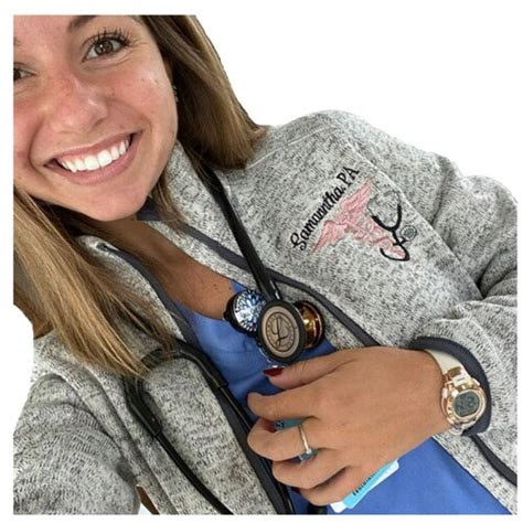Healthcare Nurse Jacket Rn Jacket Sweatshirt Embroidered Etsy