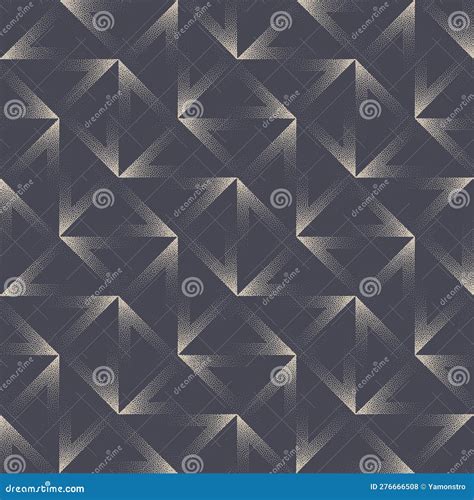 Unique Triangular Grid Geometric Seamless Pattern Vector Art Abstract