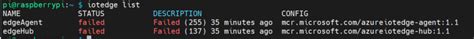 Could Not Start Module Edgeagent After Reboot On Bullseye Os Oci
