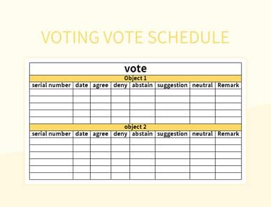 Free Voting Templates For Google Sheets And Microsoft Excel Slidesdocs