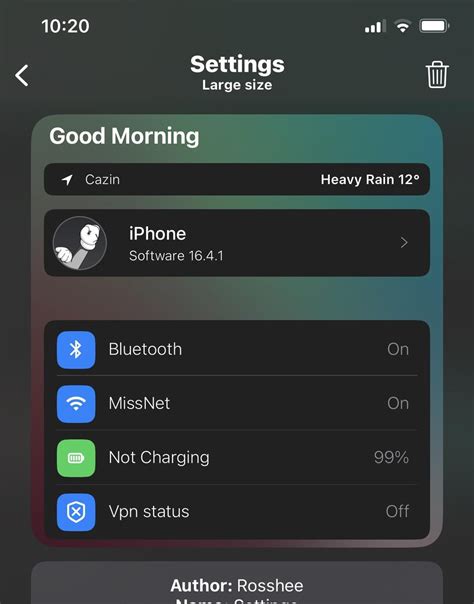 Old Code Enjoy 😉 Rwidgy