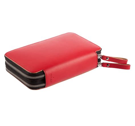 Federmappe Doppelt Klassik Rot Aruzzi Taugo®