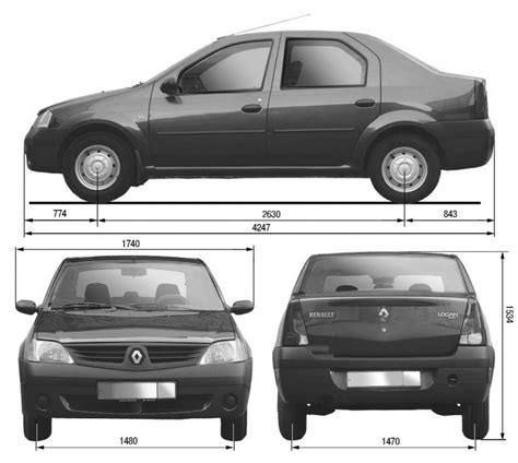 Устройство, приборы и оборудование автомобилей Рено Логан 1 (бензин ...