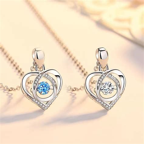 Heart Shaped Love Heartbeat Necklace 520 Valentines Day Tik Tok