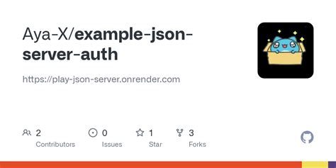 Github Aya Xexample Json Server Auth Play Json Server