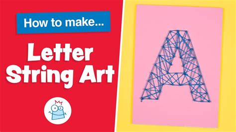 String Art Alphabet Letters