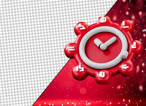 Premium PSD Alarm Clock Png