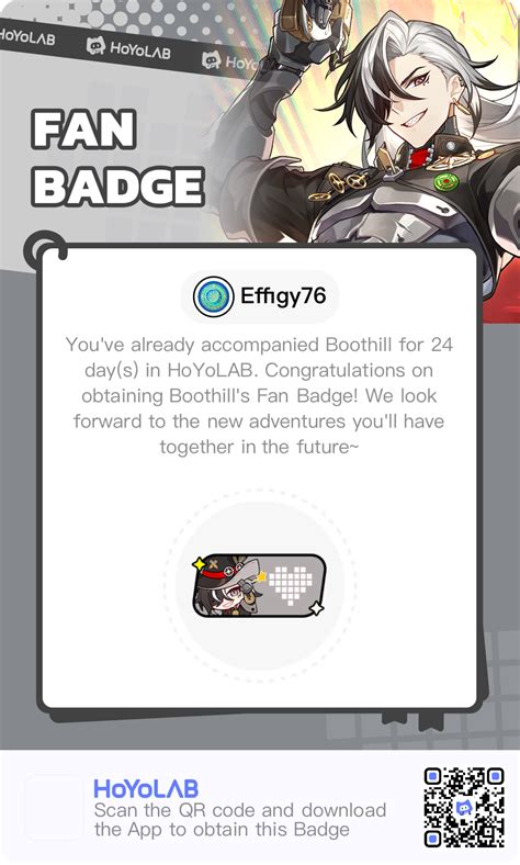 Boothill Fan Badge Honkai Star Rail Hoyolab