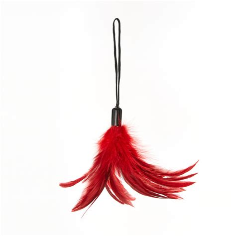 Pleasure Feather Tickler Red