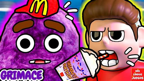 Grimace Shake Tomamos la BEBIDA MORADA de McDonalds en Español