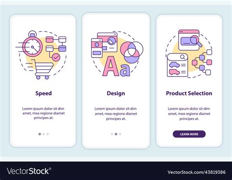 Customer Requirements From Ecommerce Onboarding Vector Image
