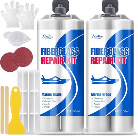 Marine Fiberglass Repair Kit 100ml Fiberglass Resin Filler For Fiberglass Bathtub Chips Cracks