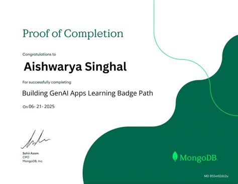 Mongodb Nosql Genai Learning Continuouslearning Skillup