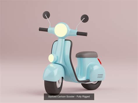 Stylized Cartoon Vehlices Fully Rigged 3d Model Collection Cgtrader