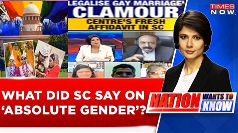 What Did Cji Say On Concept Of An Absolute Gender And Same Sex Marriages English News Updates