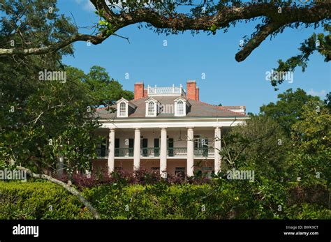 Louisiana Vacherie Oak Alley Plantation Main House Completed 1841