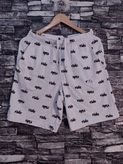 Nike Nsw Club Script Short Aop Mens Fashion Bottoms Shorts On Carousell