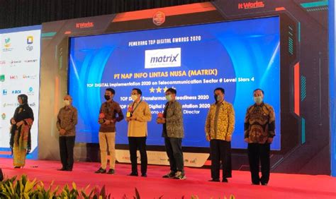 Matrix Nap Info Raih Penghargaan Digital