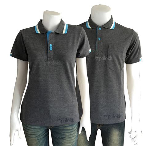 เสื้อโปโล เทาท๊อปดำคอคลีปสีครีมฟ้าอ่อน เนื้อผ้านุ่ม สวมใส่สบาย สินค้ามี