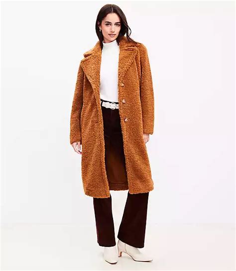 Womens Fuzzy Jackets Loft