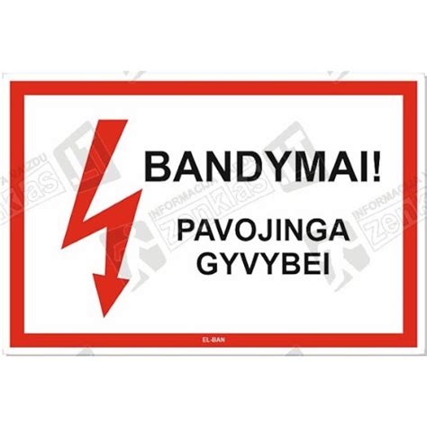 Bandymai Pavojinga Gyvybei Eksploatuojant Elektros įrenginius Ir Yra Privalomos Elektros
